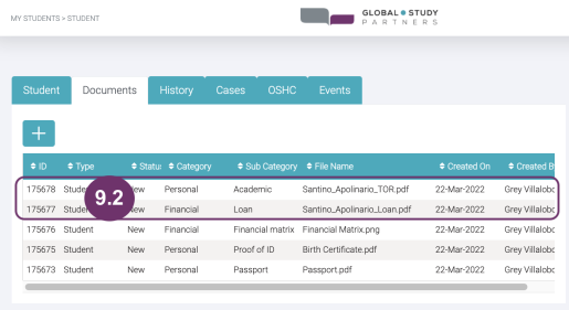 Manage Documents – GSP Academy