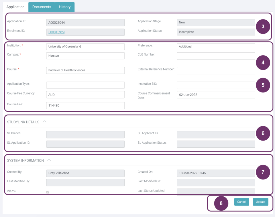 Manage Applications – GSP Academy